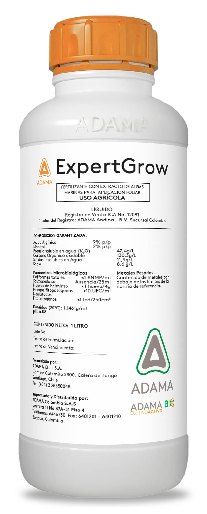 Fertilizante Expertgrow® x 1 Lt - Adama | Croper
