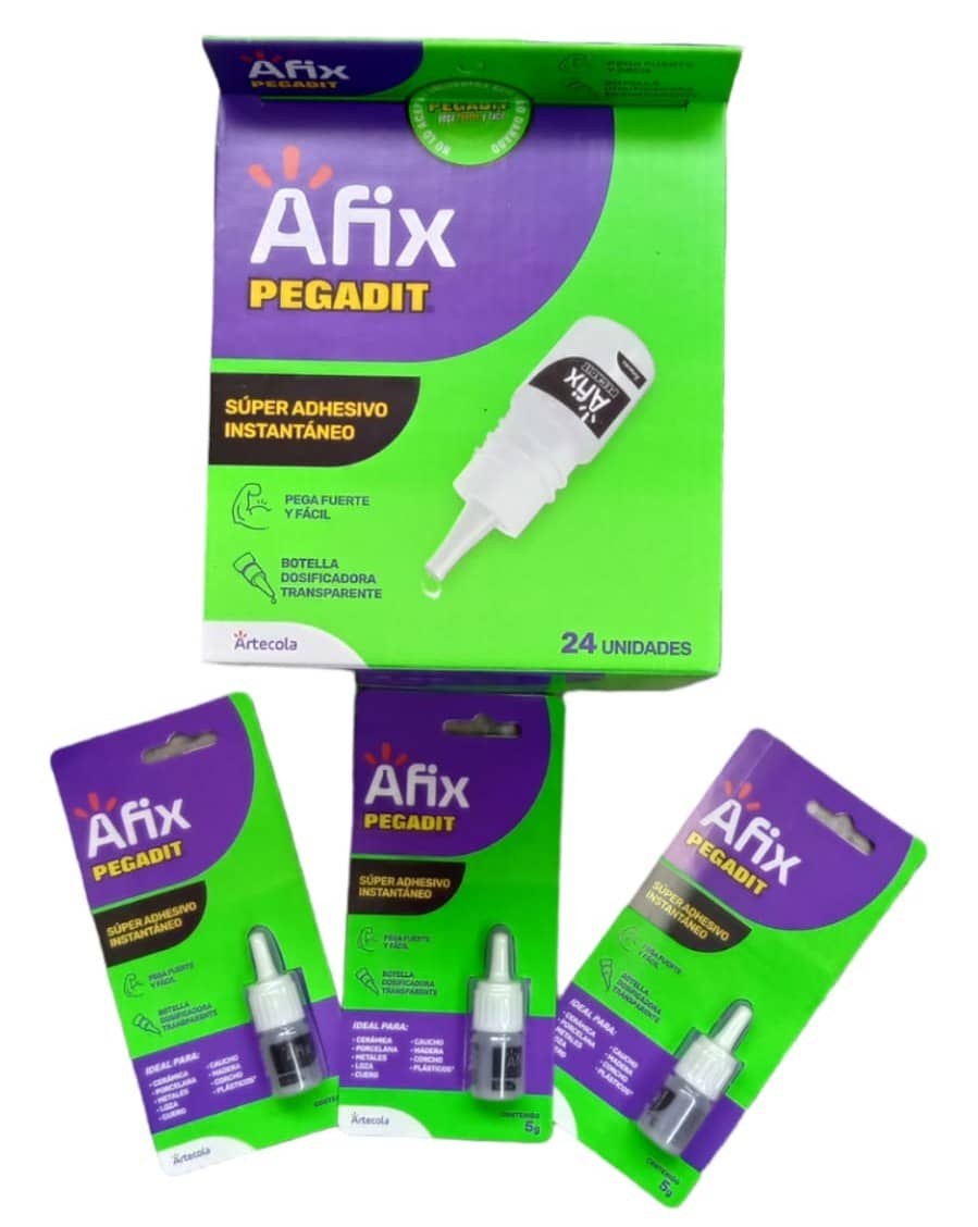 Superadhesivo instantáneo Afix - Caja de 24 Und | Croper