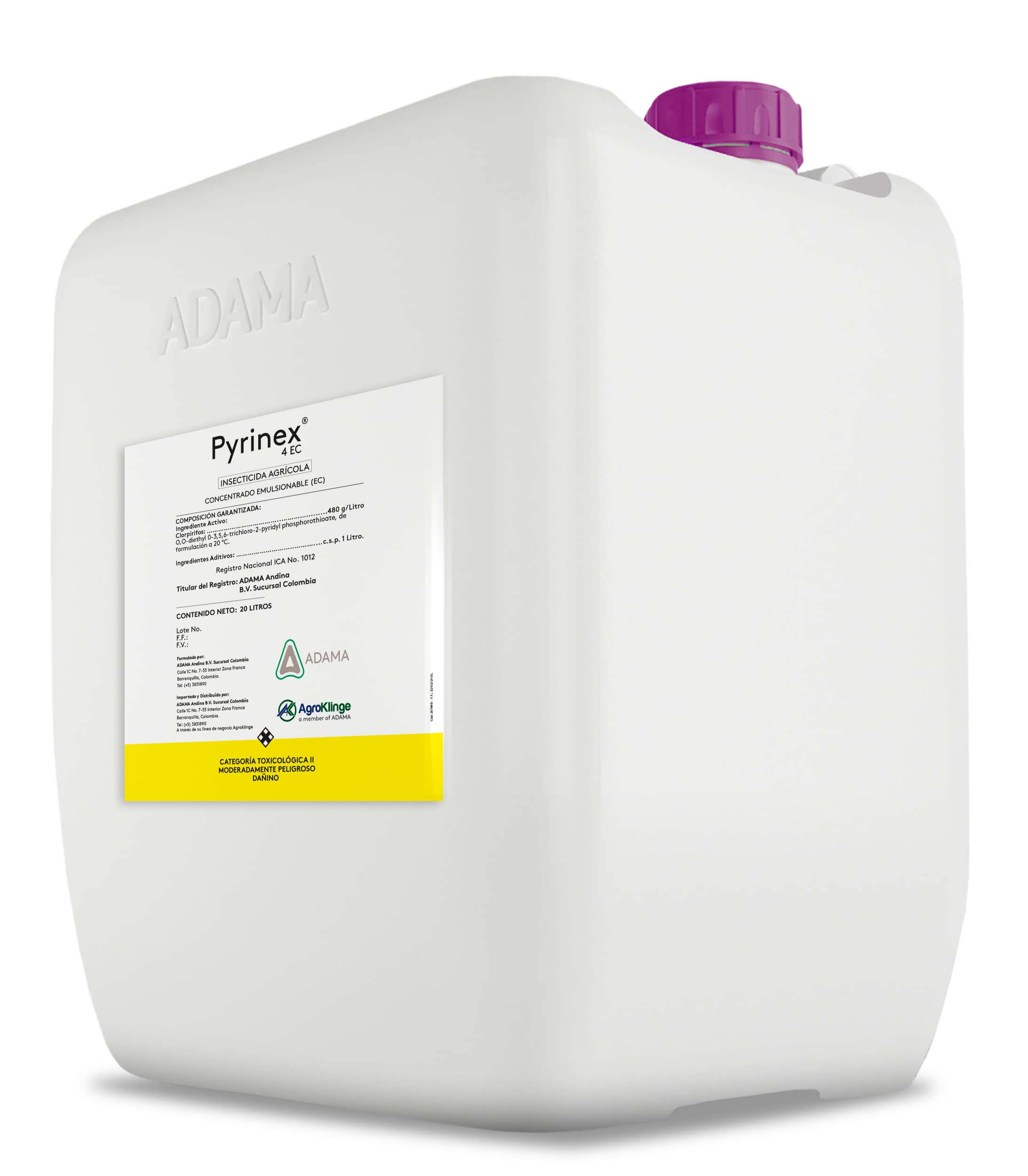 Insecticida Pyrinex® 4 EC x 20 Lt - Adama | Croper