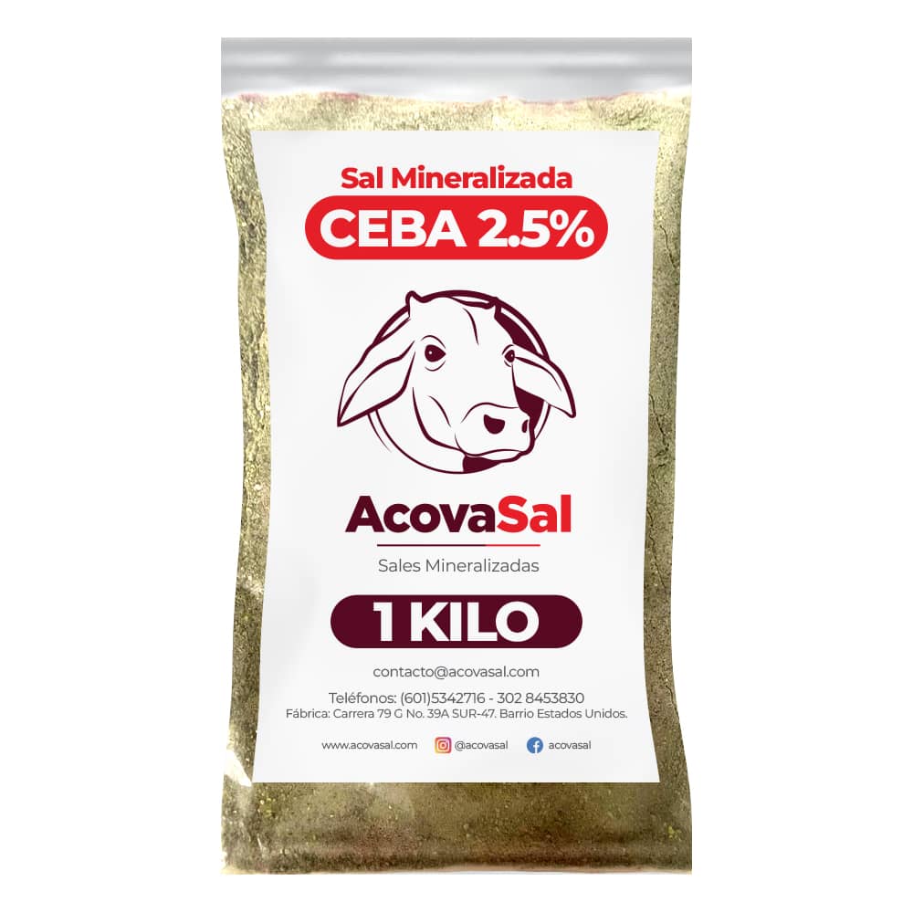 Sal Mineralizada Estandar Ceba 2.5 % x 1 Kg | Croper