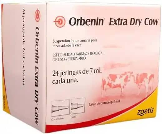 Antibiótico Orbenin ® Extra Dry Cow x 24 jeringas - Zoetis | Croper