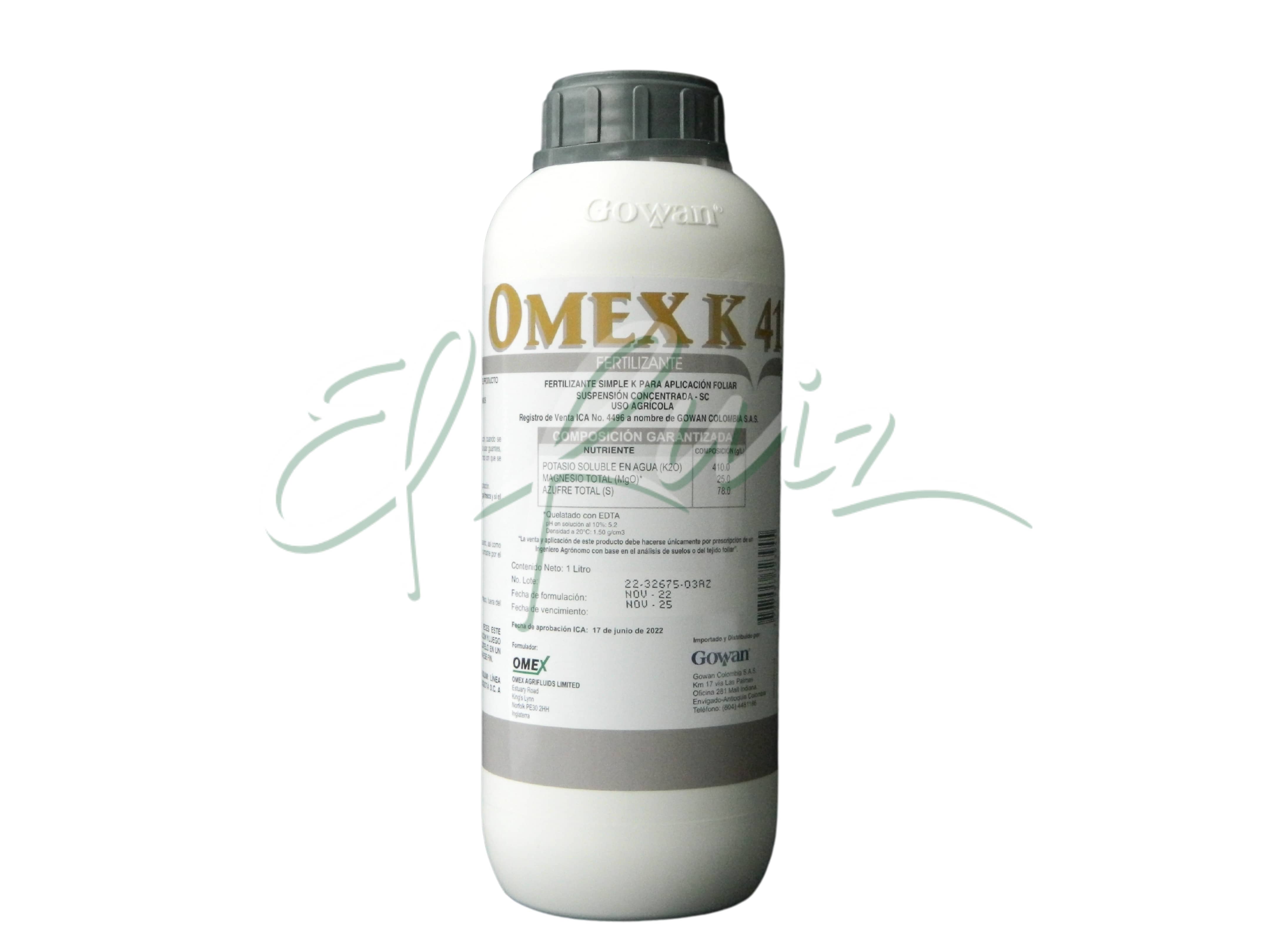 Fertilizante Omex K 41 x 1 Lt - Gowan | Croper