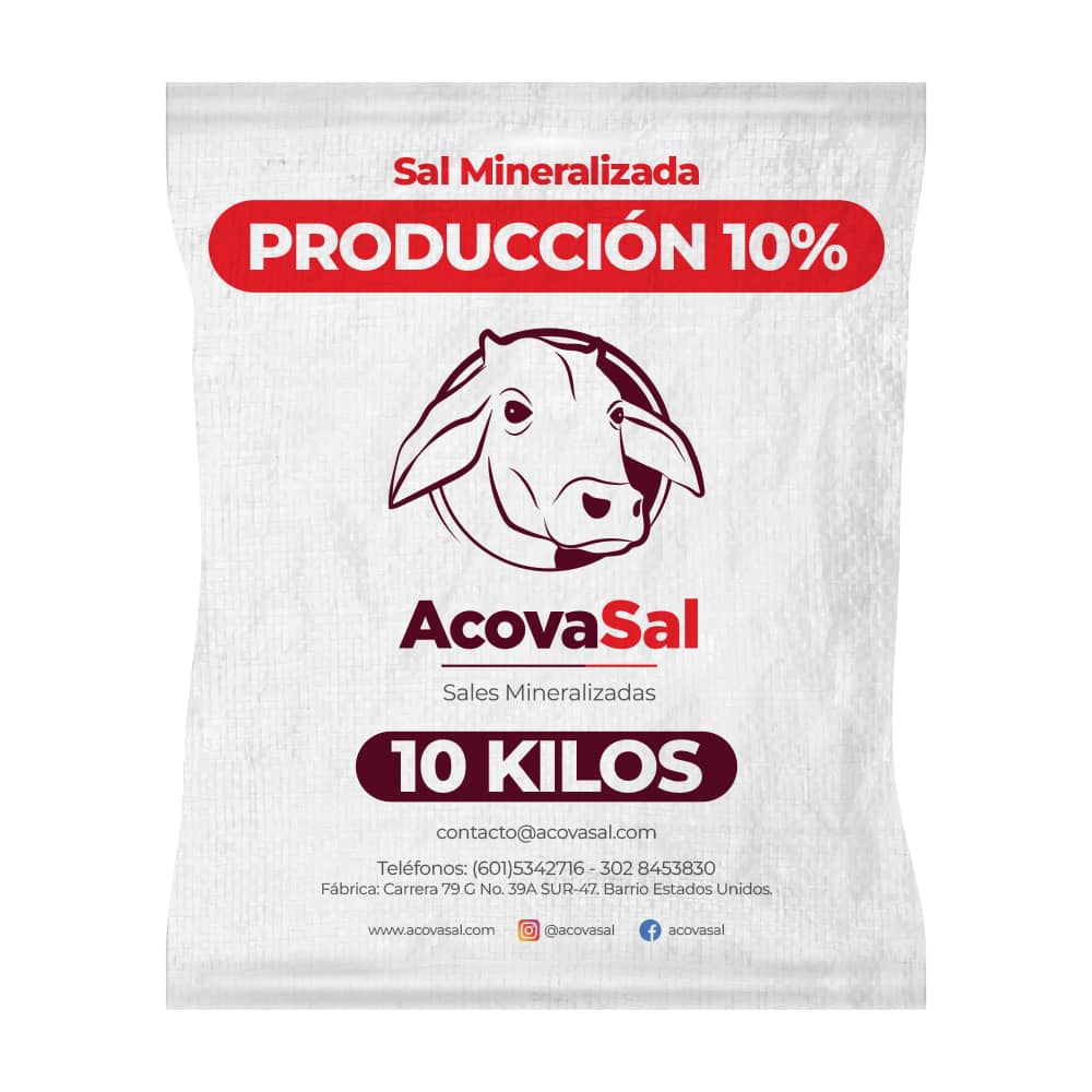 Sal Mineralizada Estandar Producción 10 % x 10 Kg | Croper