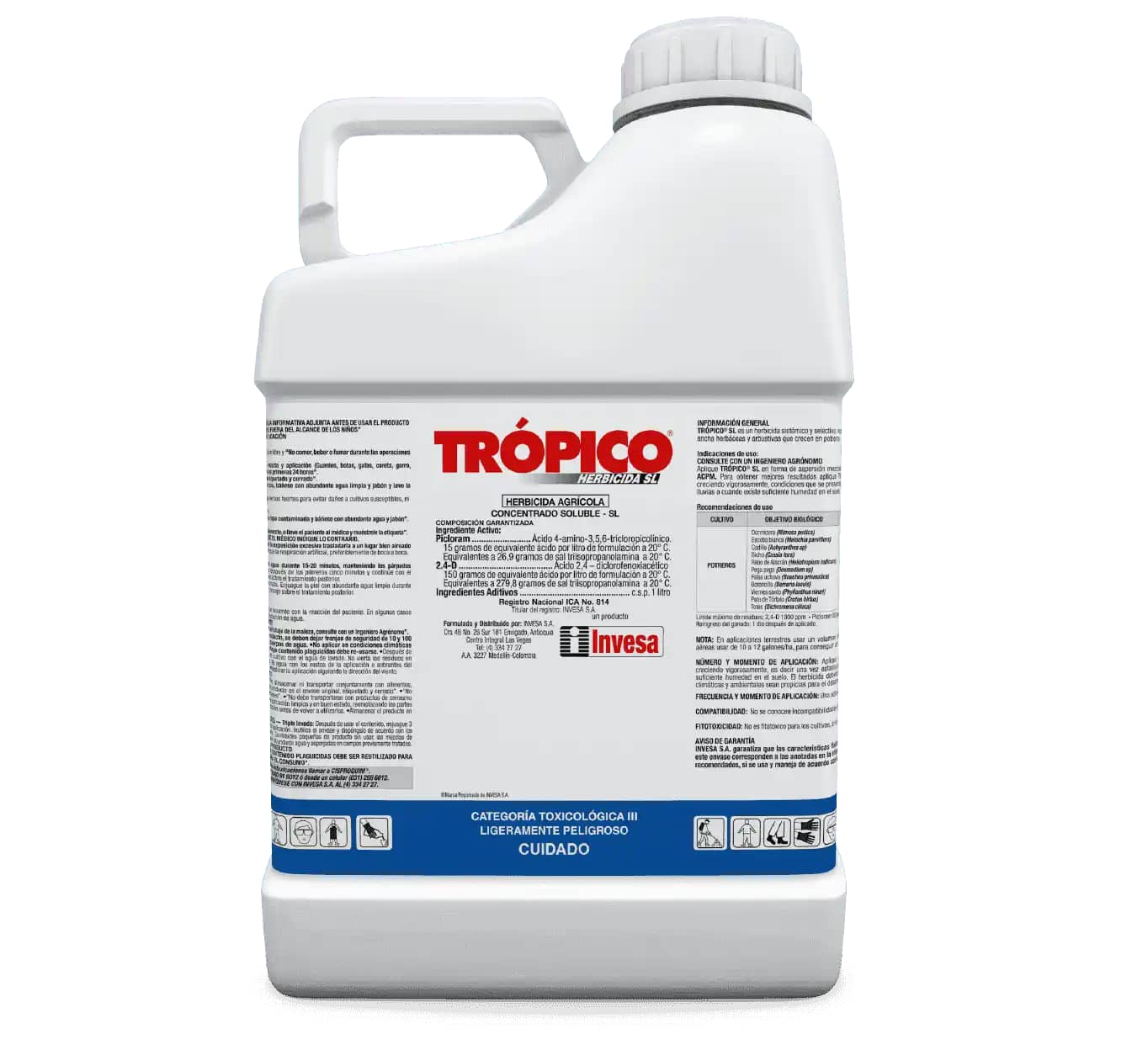 Trópico SL 1L – Herbicida rápido para potreros | Croper