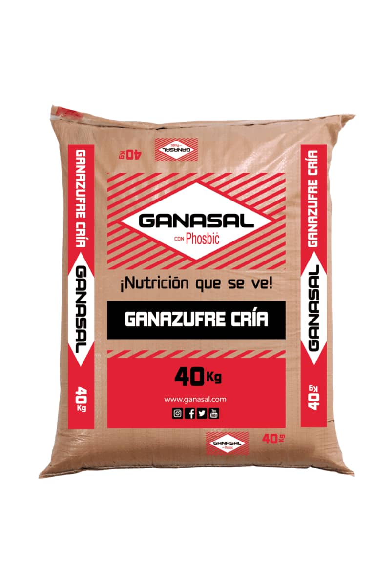 Sal mineralizada Ganazufre Cria Bulto x 40 Kg | Croper