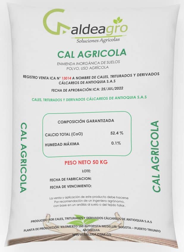 Cal Agrícola x 50 Kg - Caldeagro | Croper