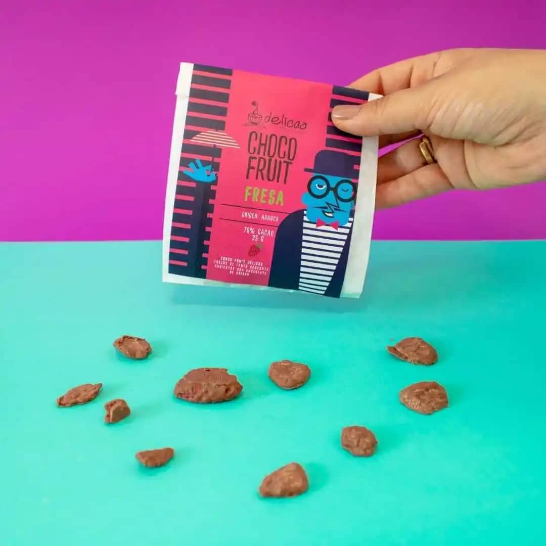 Snack Choco Fruit Delicao con Sabor a Fresa x 35gr | Croper