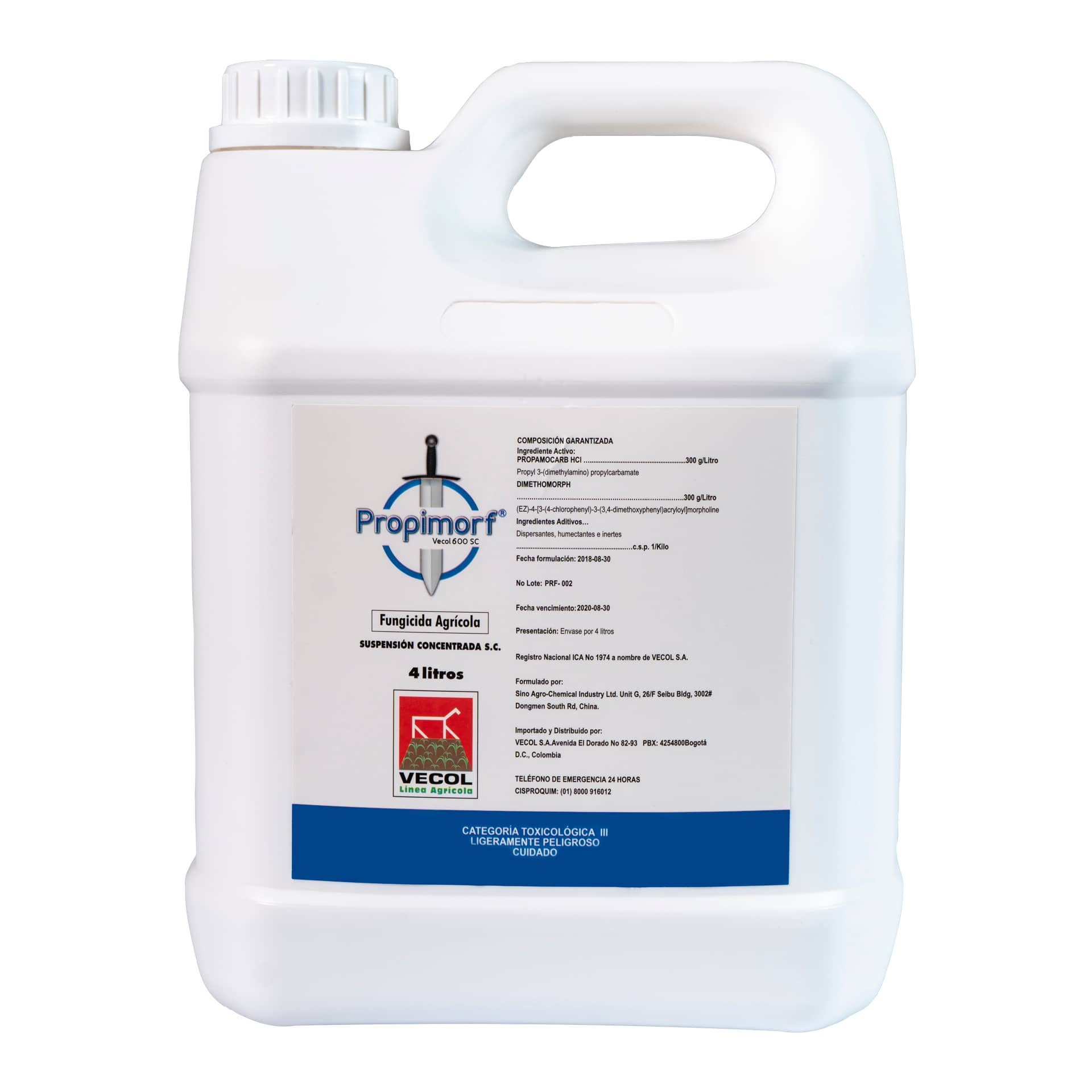 Fungicida Propimorf Vecol 600 SC x 1 L | Croper