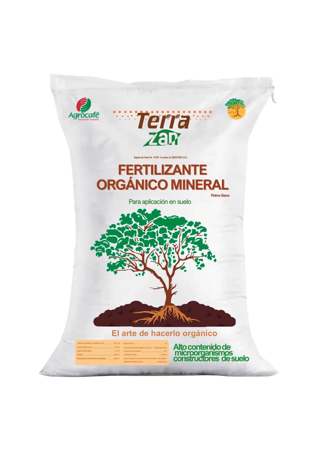 Abono orgánico Terra Zan Granulado X50 Kg | Croper