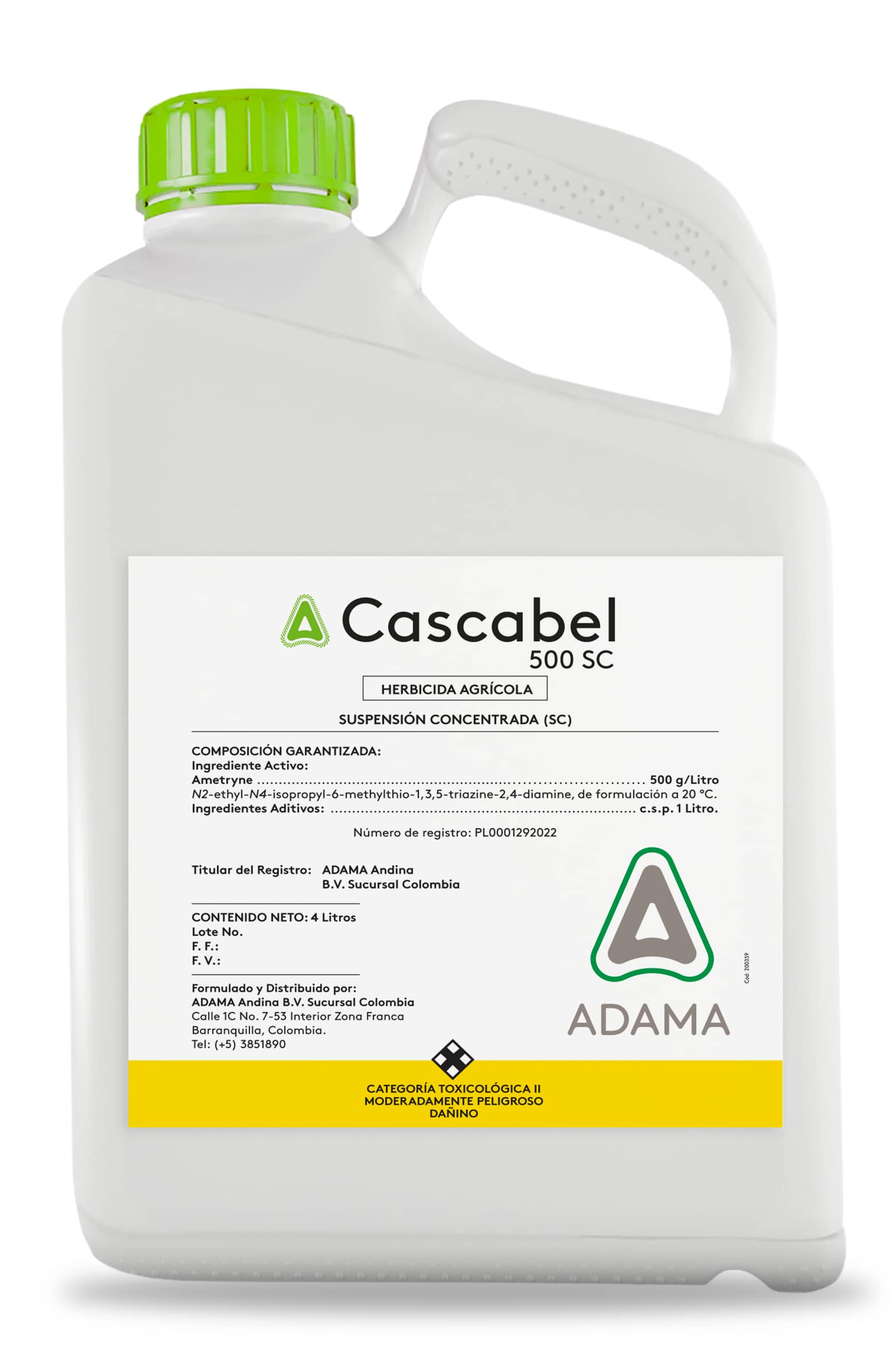 Herbicida Cascabel 500 SC x 4 Lt - Adama | Croper