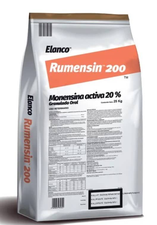 Suplemento Rumensin 200 x 25 Kg - Elanco | Croper