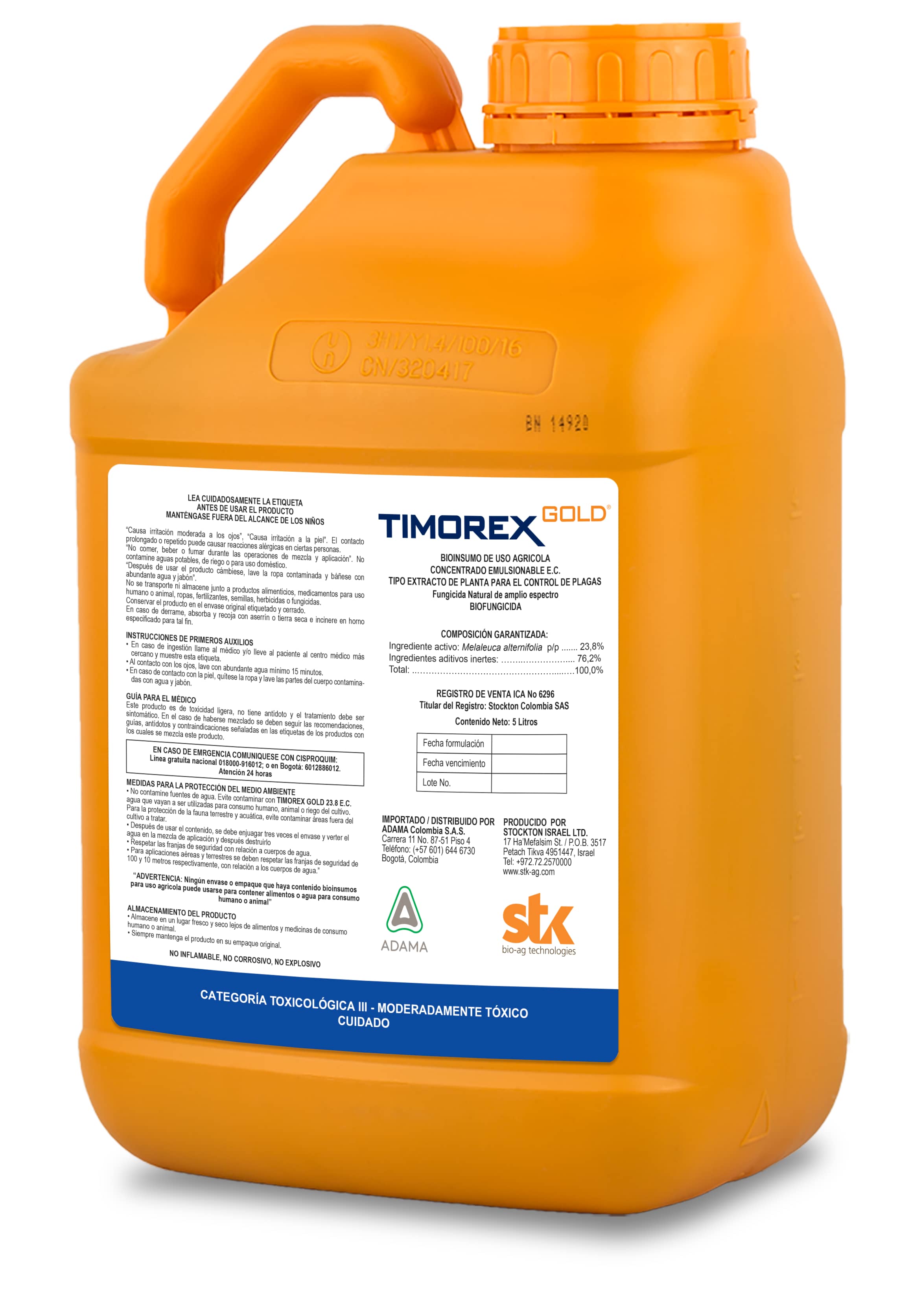 Fungicida Timorex Gold® x 5 Lt - Adama | Croper