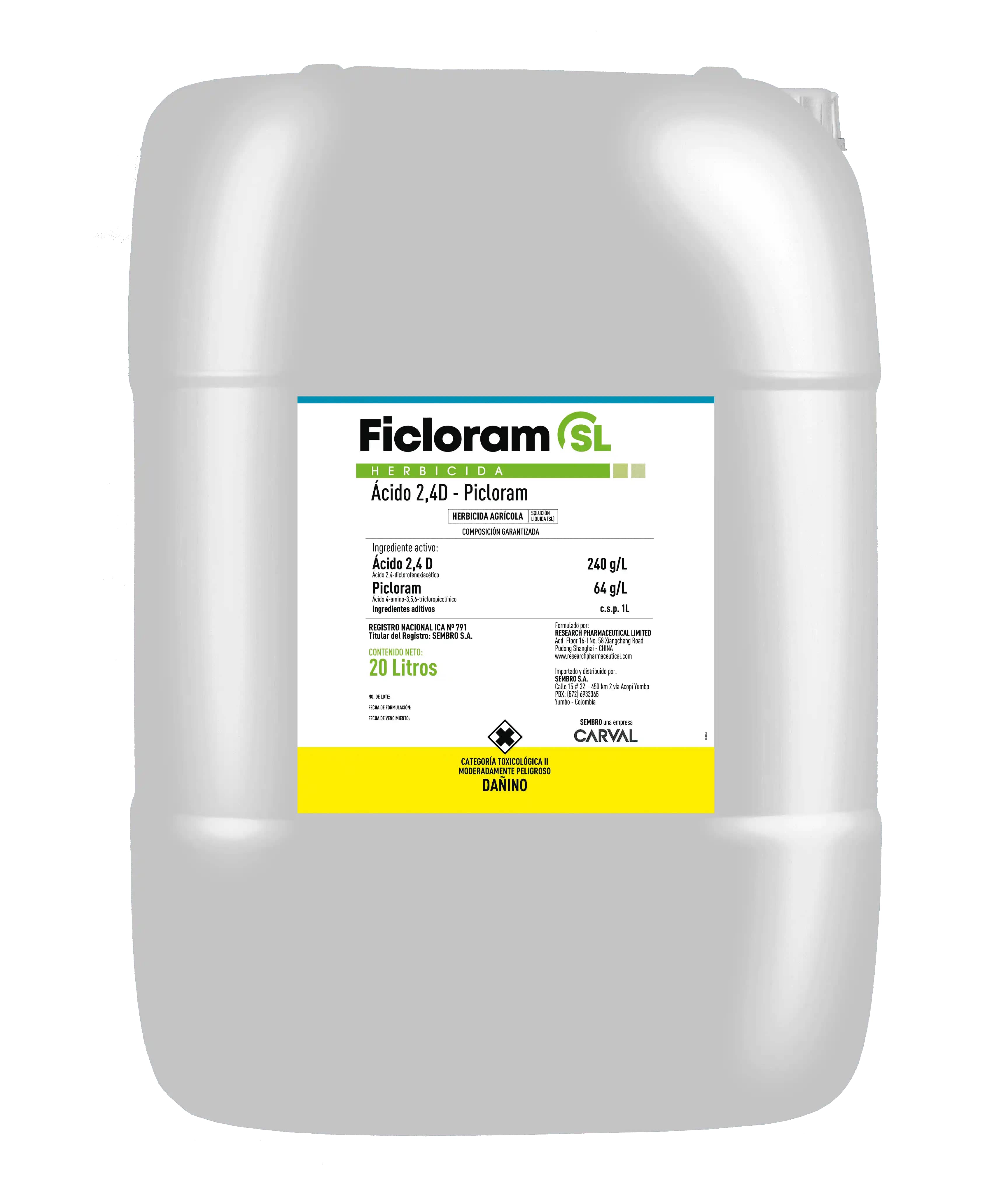 Herbicida sistémico Ficloram SL x 20 Litros | Croper