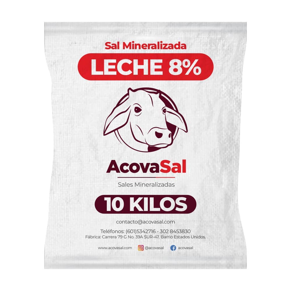Sal Mineralizada Estandar Leche 8 % x 10 Kg | Croper