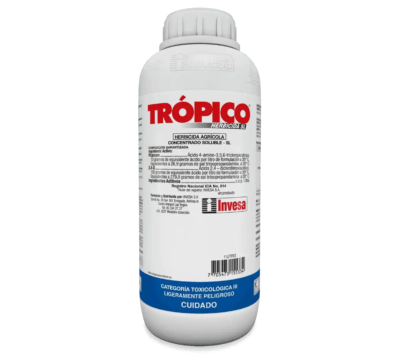Trópico SL 1L | Herbicida para potreros con acción rápida | Croper