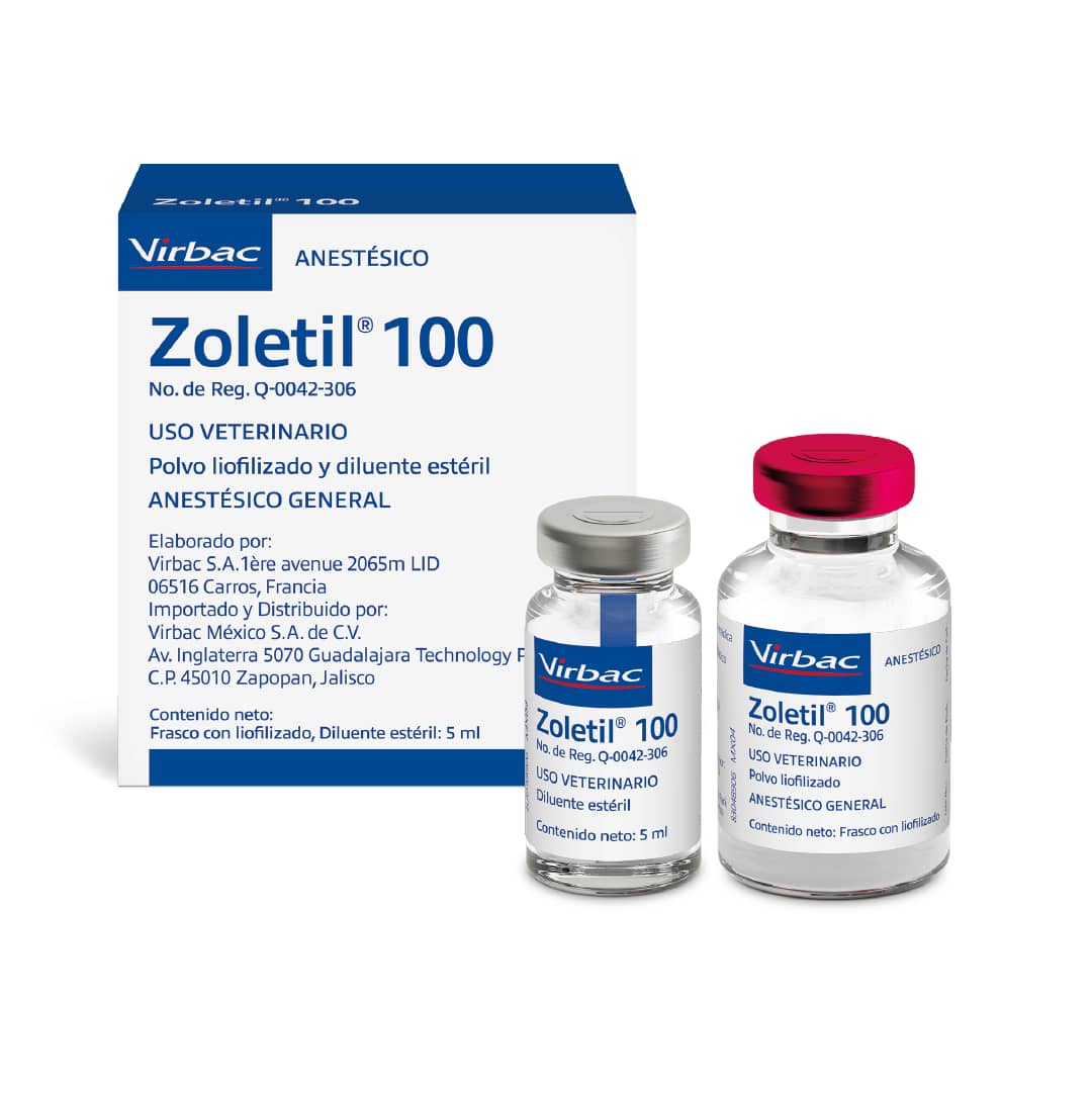 Anestésico Zoletil 100 x 5 Ml | Croper