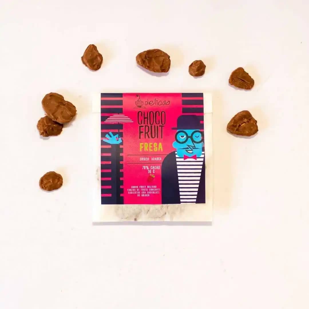 Snack Choco Fruit Delicao con Sabor a Fresa x 16gr | Croper