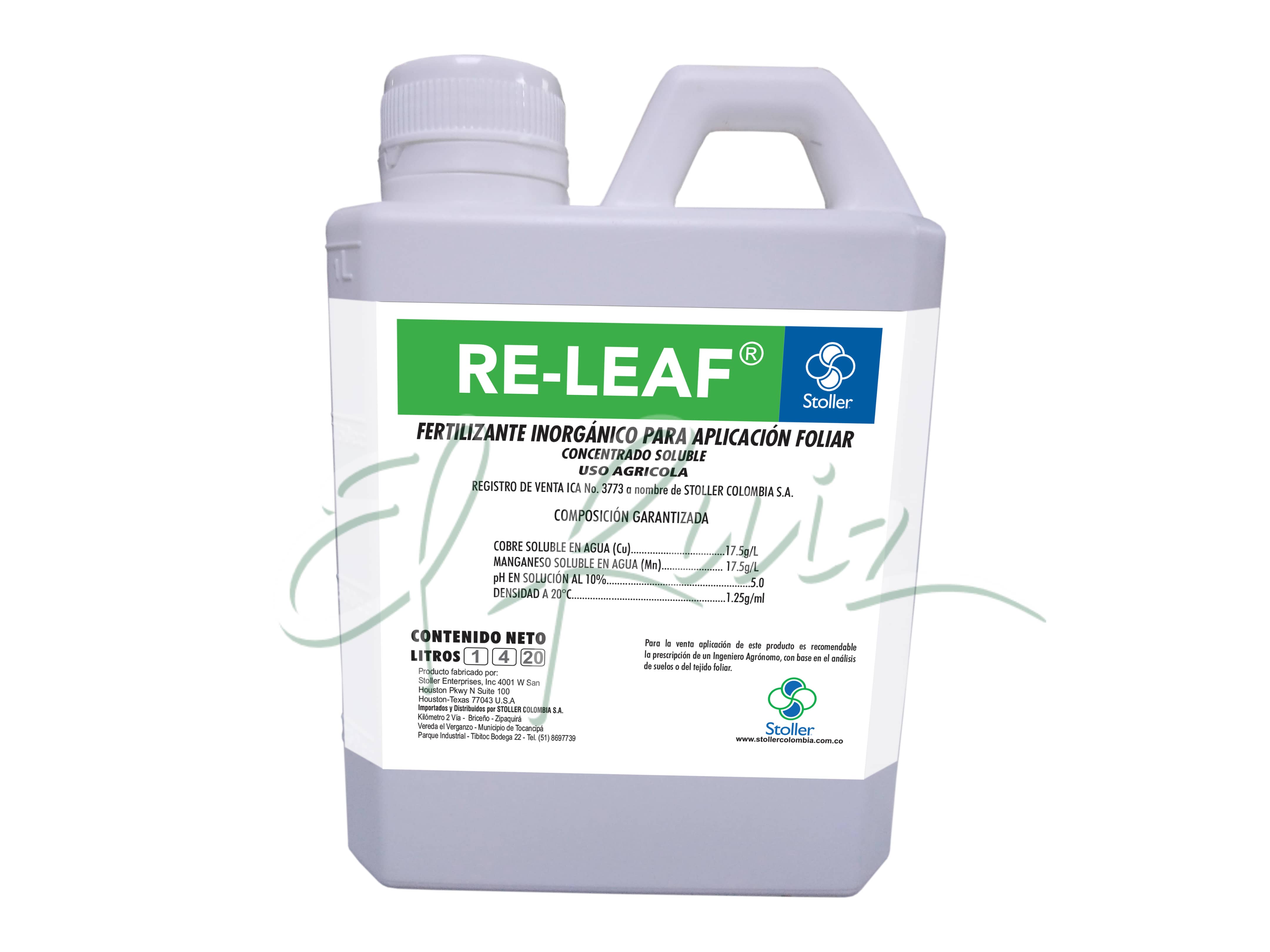 Fertilizante Re-Leaf x 1 Lt - Stoller | Croper