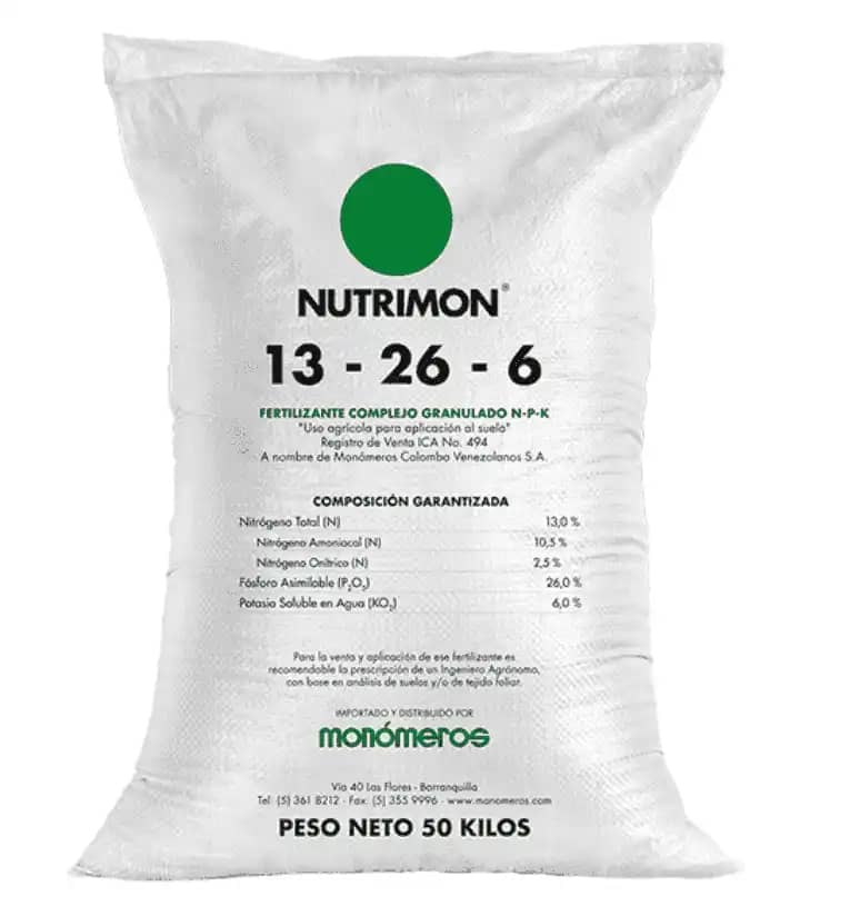 Fertilizante NUTRIMON 13-26-6 - Bulto x 50 kg | Croper