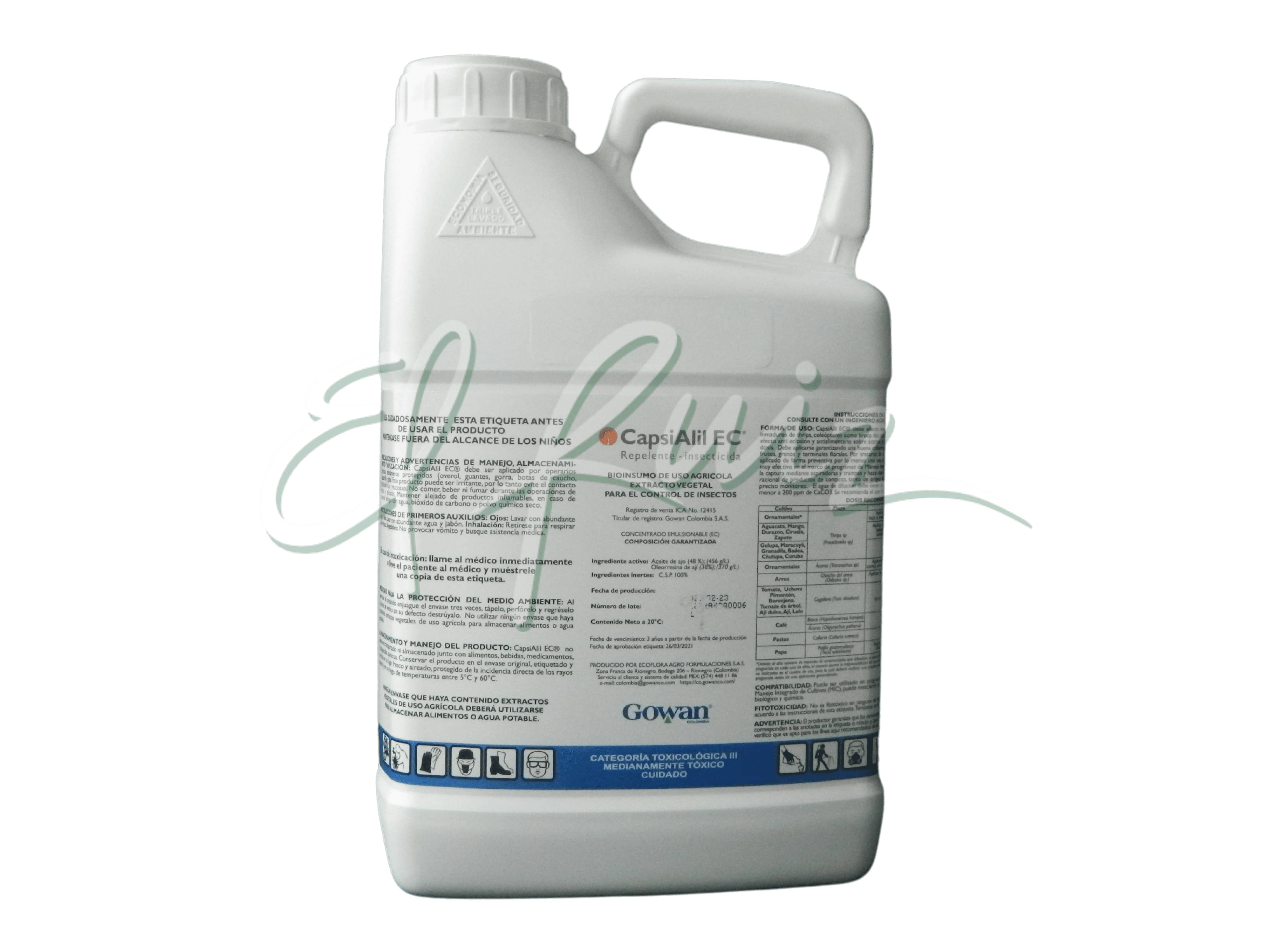 Insecticida Capsialil EC x 4 Lt - Gowan | Croper