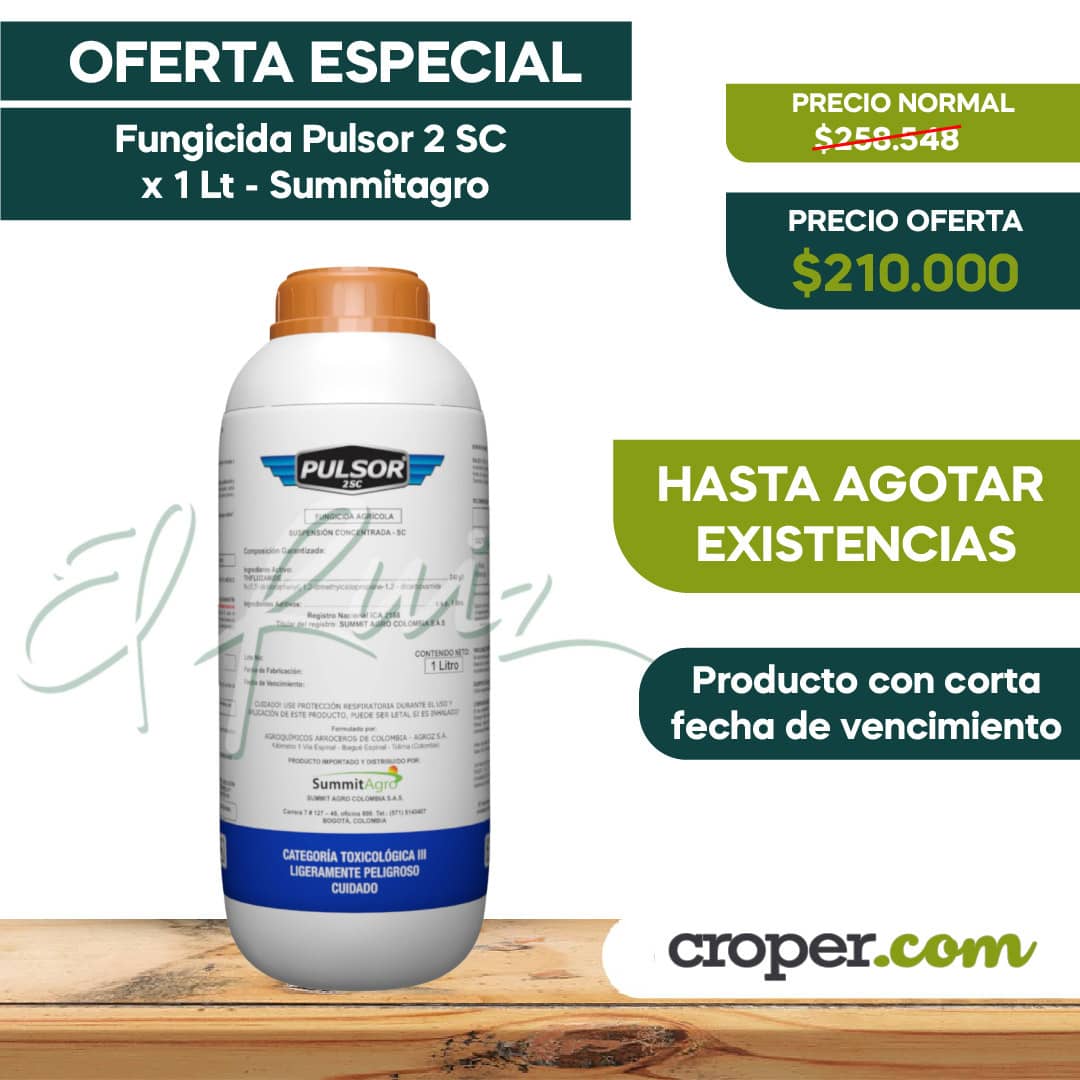 Fungicida Pulsor 2 SC x 1 Lt - Summitagro | Croper