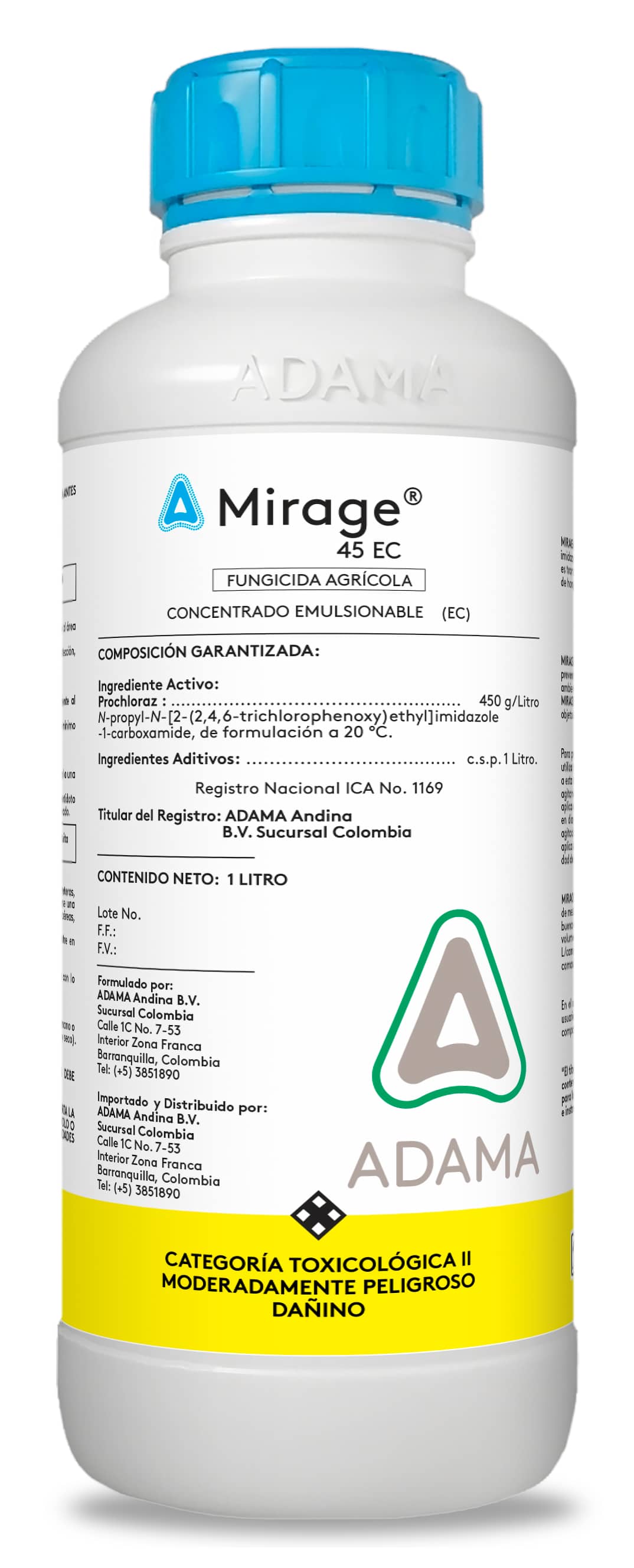 Fungicida Mirage 45EC x 1 Lt - Adama | Croper