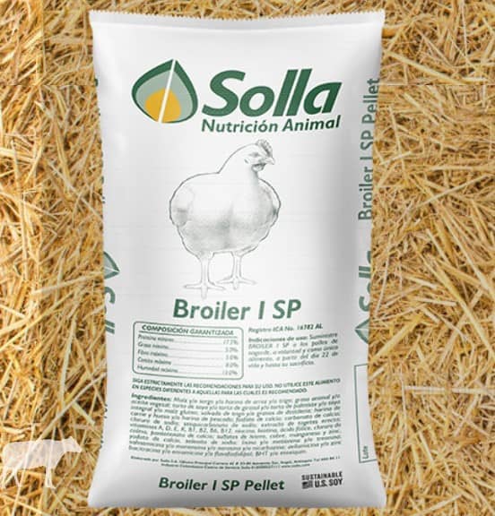 Alimento para pollos de engorde Broiler 20 x 1 kg - Solla | Croper
