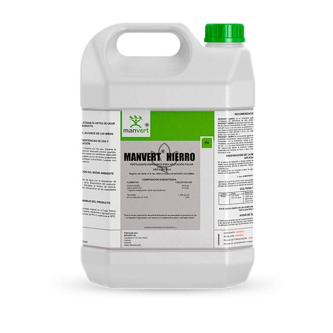 Fertilizante NPK Manvert con Hierro - Nutrientes para Cultivos | Croper