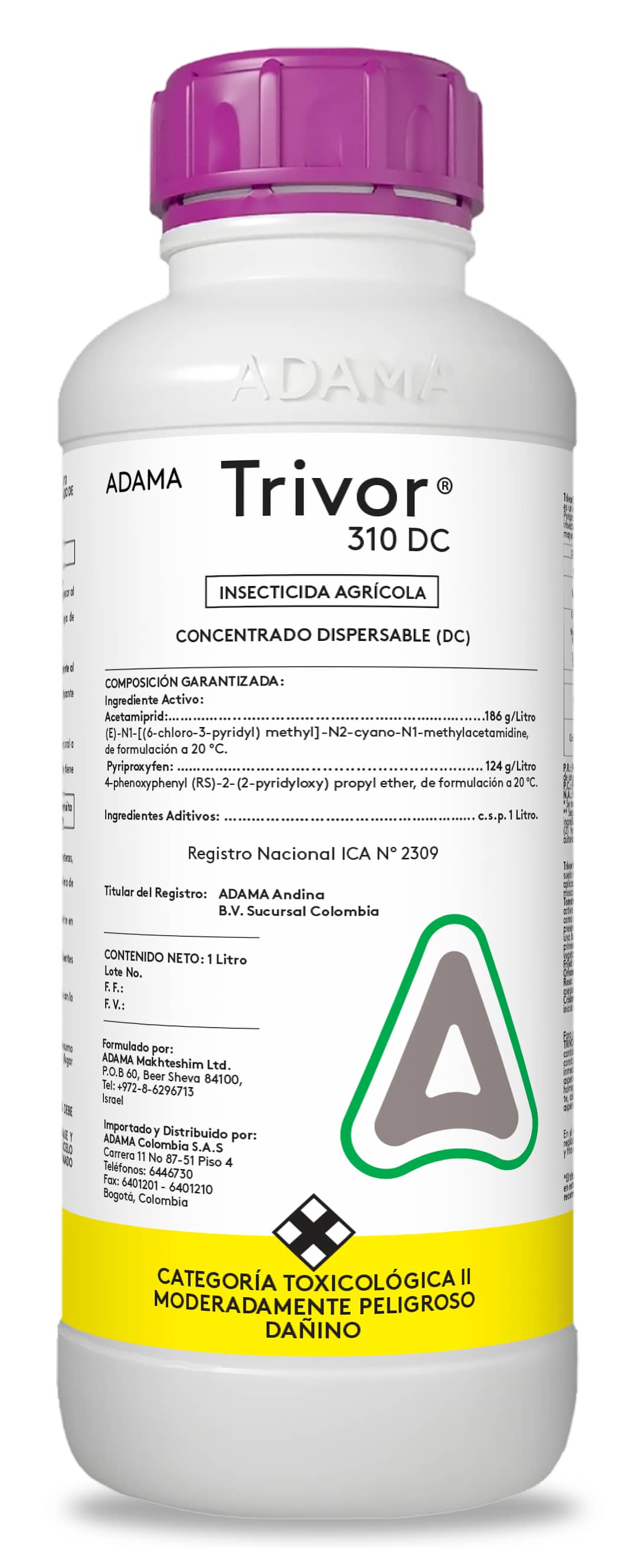 Insecticida Trivor® 310 DC x 1 Lt - Adama | Croper