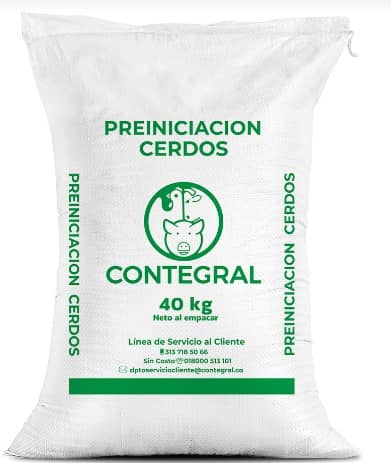 Alimento para cerdos Preiniciador F1 x 40 kg - Contegral | Croper