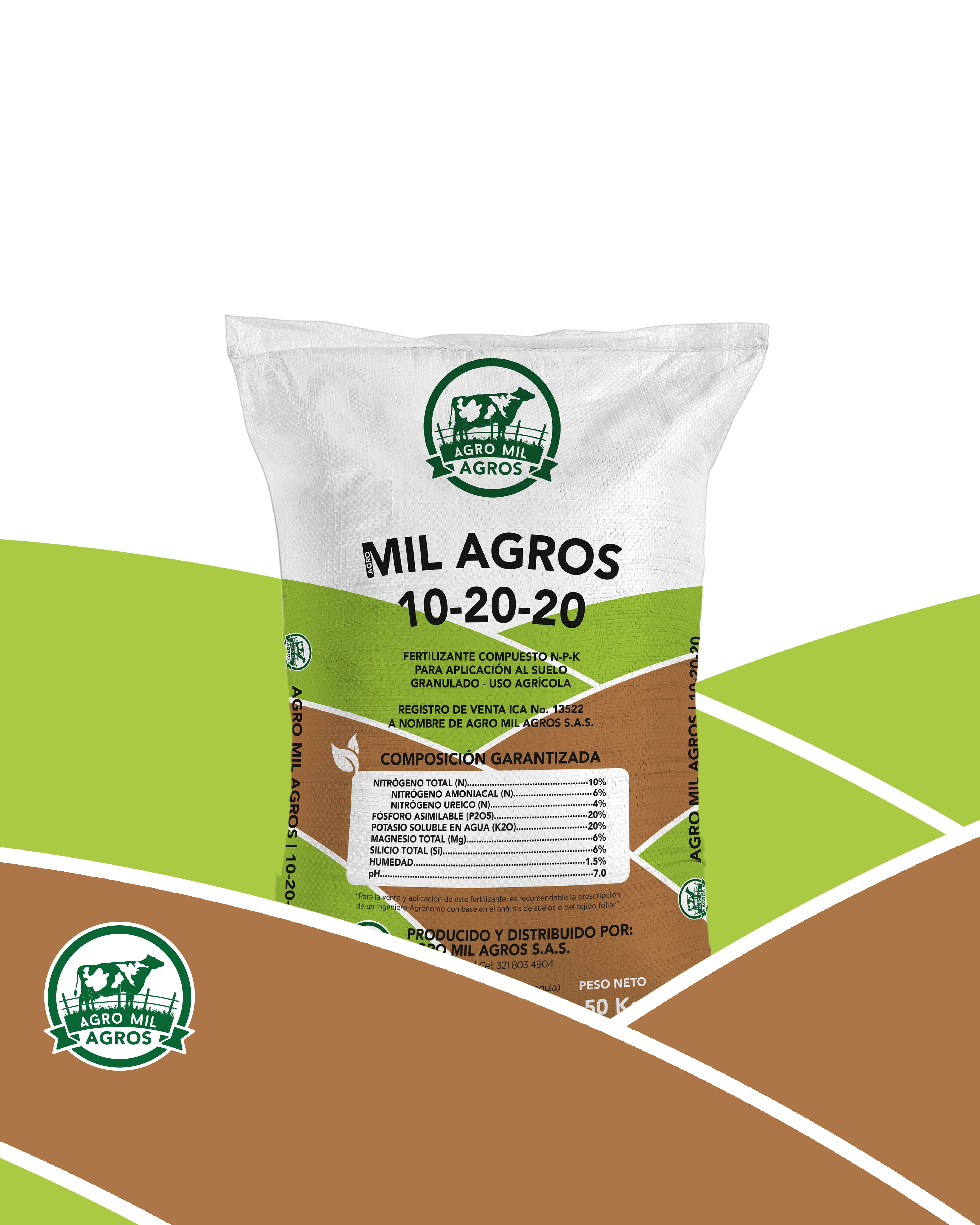 MEZCLA 10-20-20 * 50 KILOS | Croper