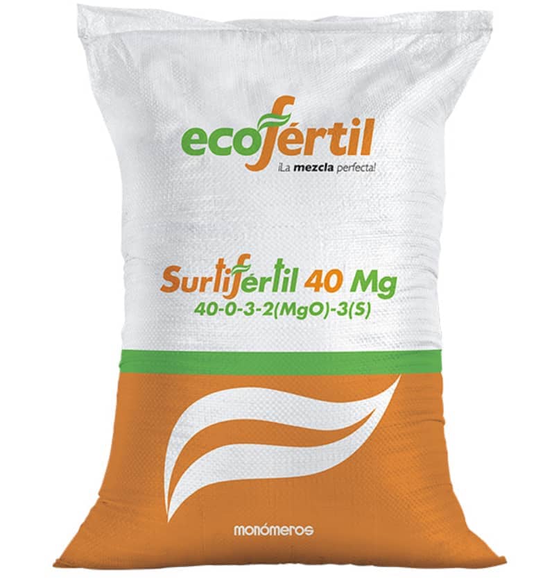 Fertilizante Surtifértil 40-0-3-2 x 50 Kg - Ecofértil | Croper