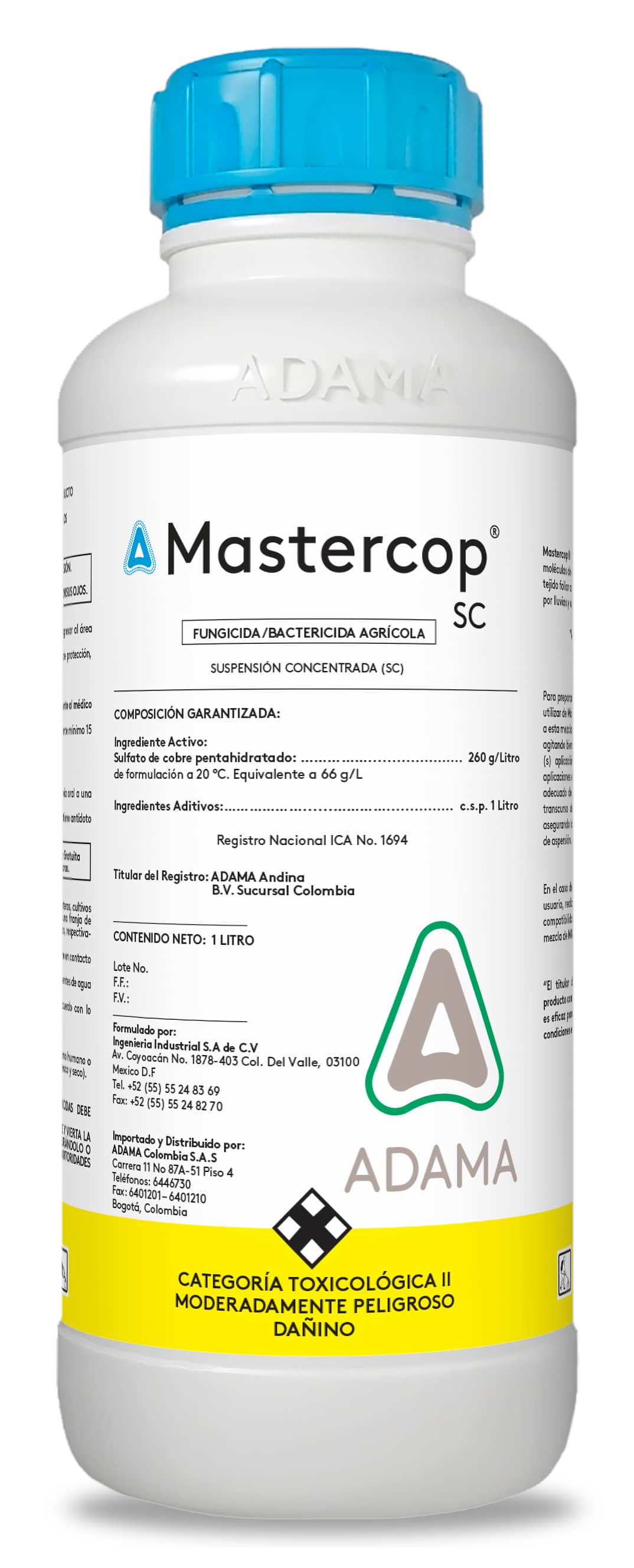 Fungicida Mastercop SC x 1 Lt - Adama | Croper