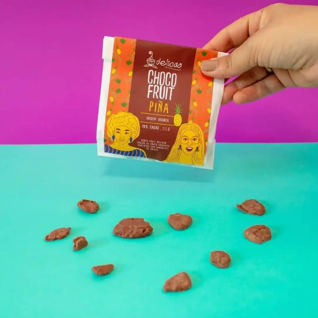 Snack Choco Fruit Delicao con Sabor a Piña x 35gr | Croper