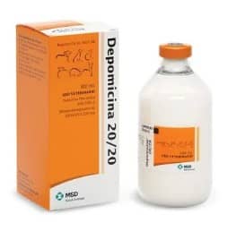 Antibiótico Depomicina 20/20 x 100 ml - MSD | Croper
